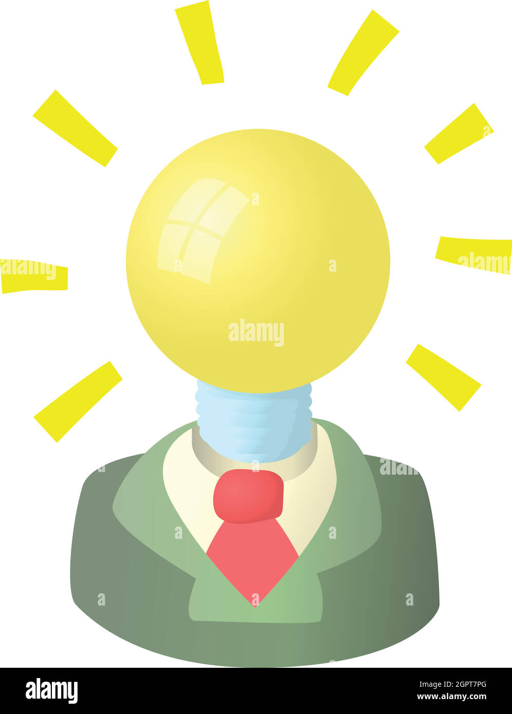 Learning light bulb Stock Vector Images - Alamy