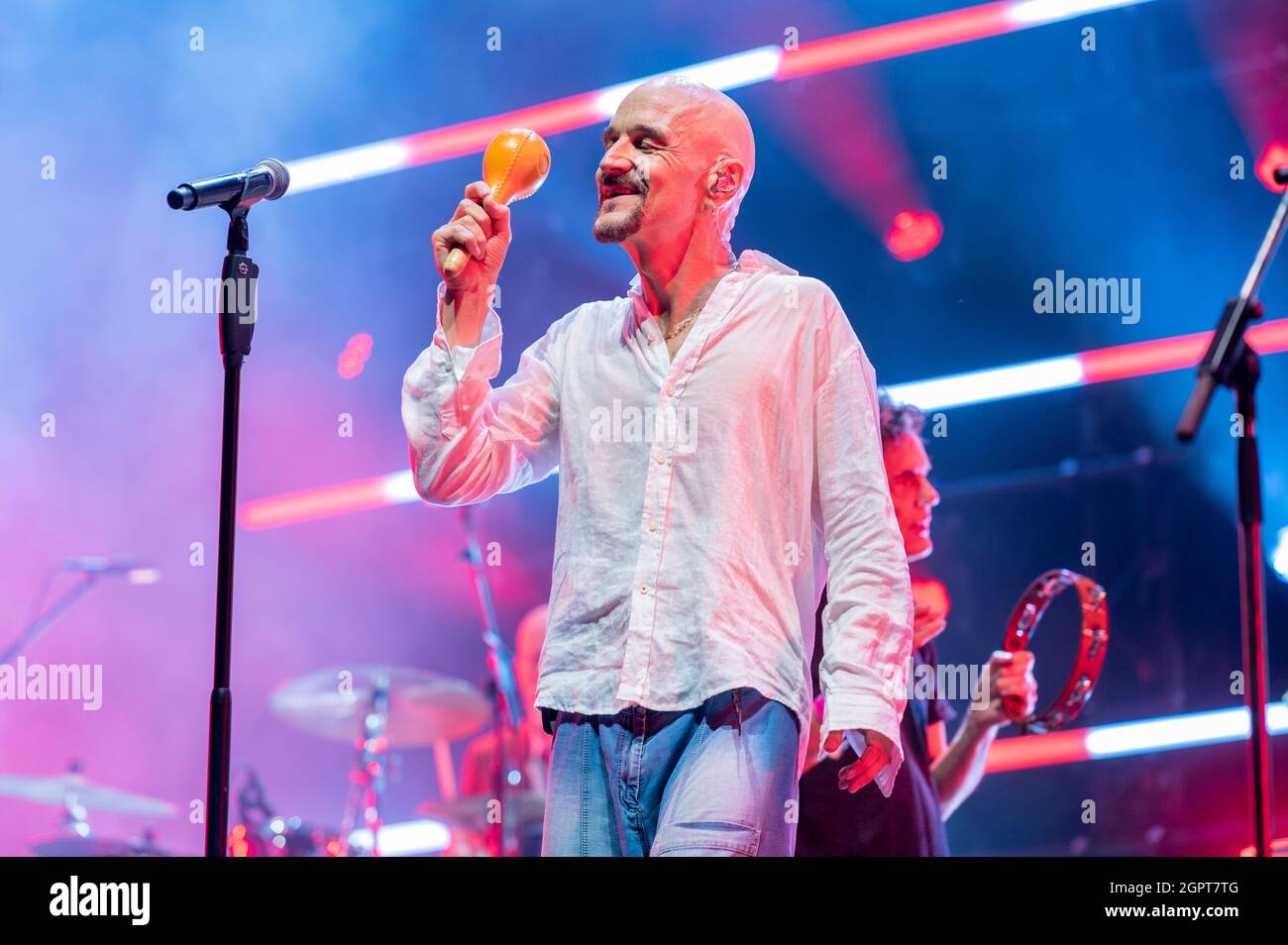 Manchester, UK. 04th September 2021. Manchester band James headline day ...