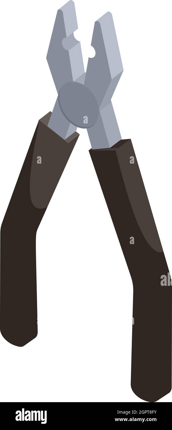 Pliers steel cutter construction Stock Vector Images - Alamy