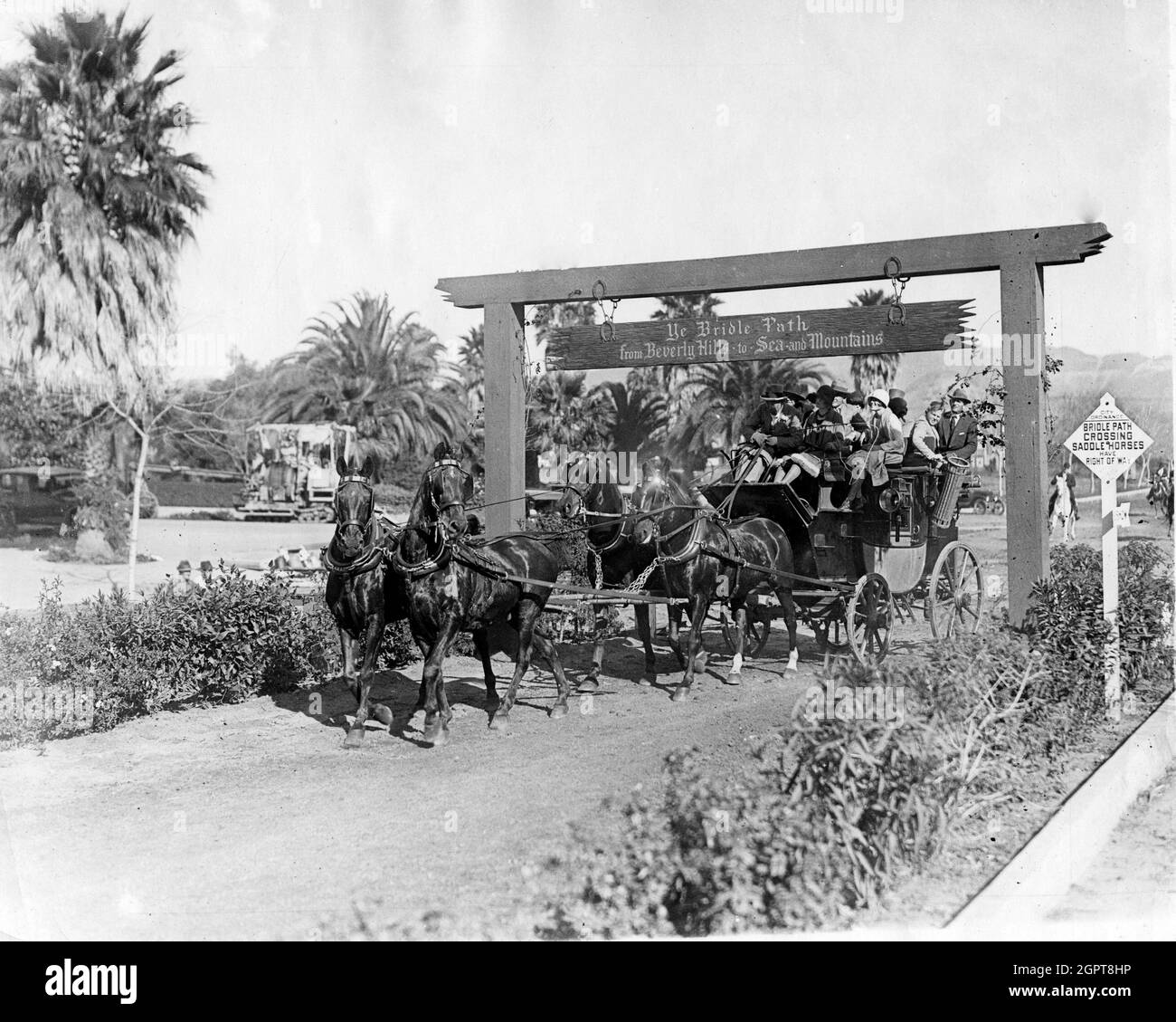 Cars drive past Black and White Stock Photos & Images - Alamy