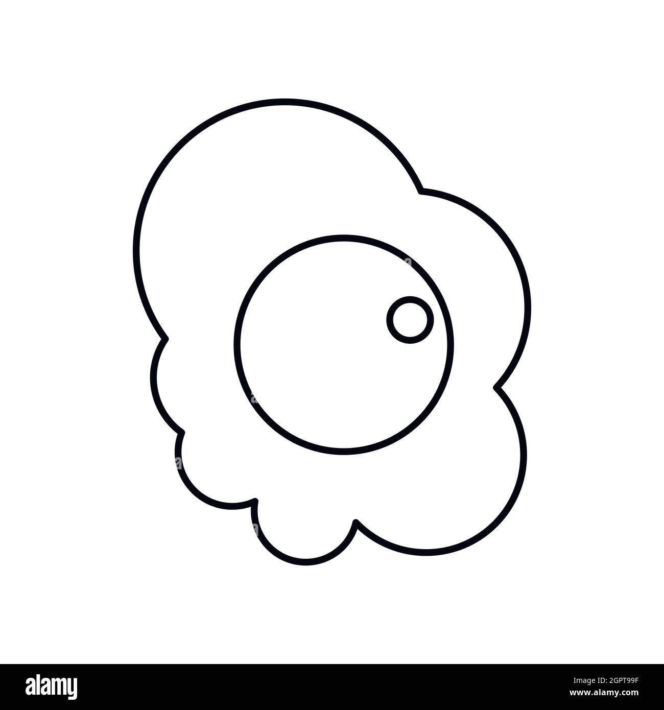 Hot chicken icon outline hi-res stock photography and images - Alamy