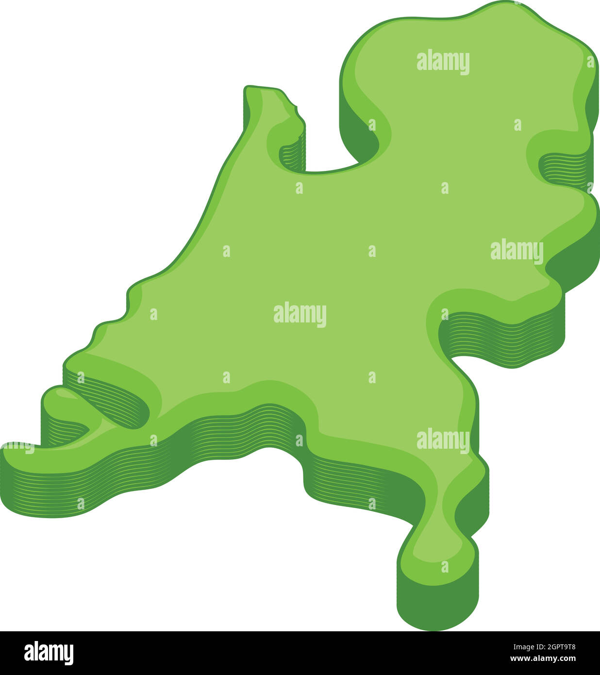 Atlas style map Stock Vector Images - Alamy