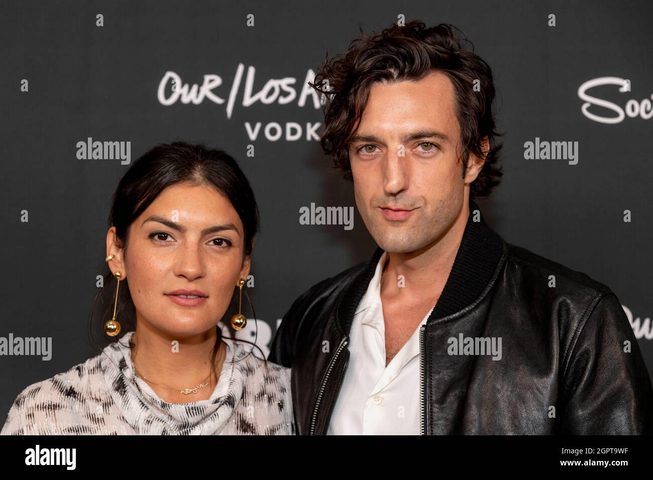 Westwood, USA. 29th Sep, 2021. Zachary Mooren with wife attends Social ...