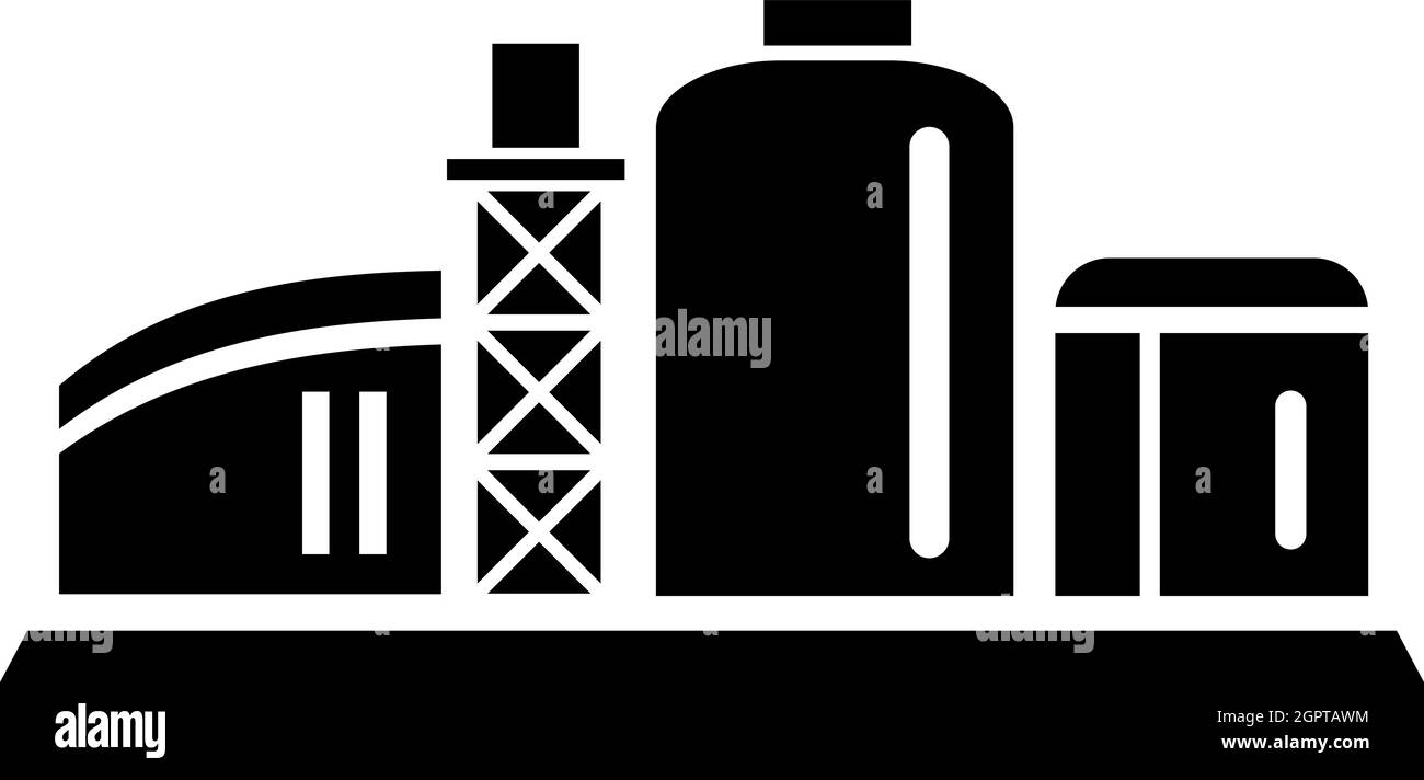 Chemical plant icon, simple style Stock Vector Image & Art - Alamy