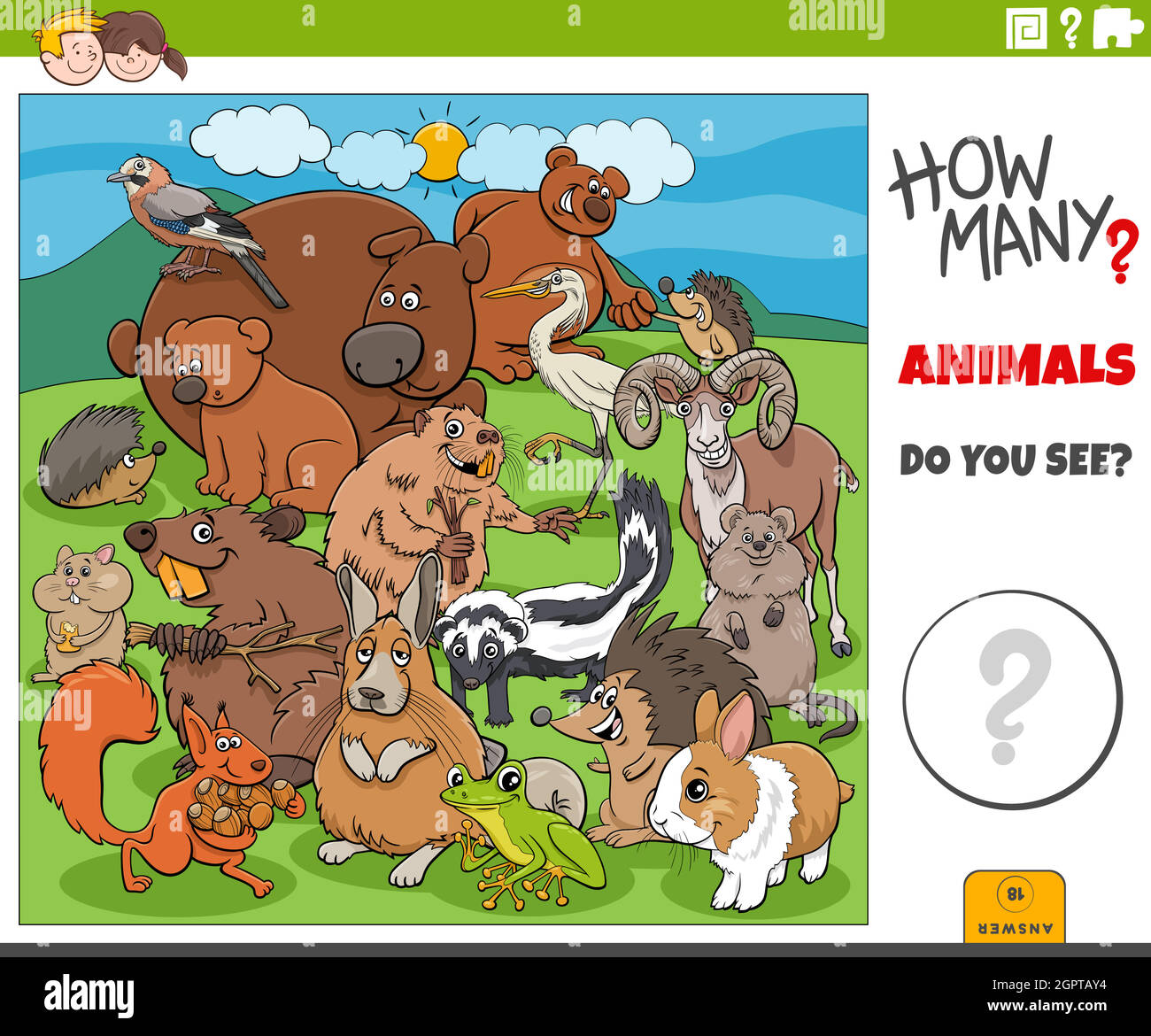 Children educational game Stock Vector Images - Alamy