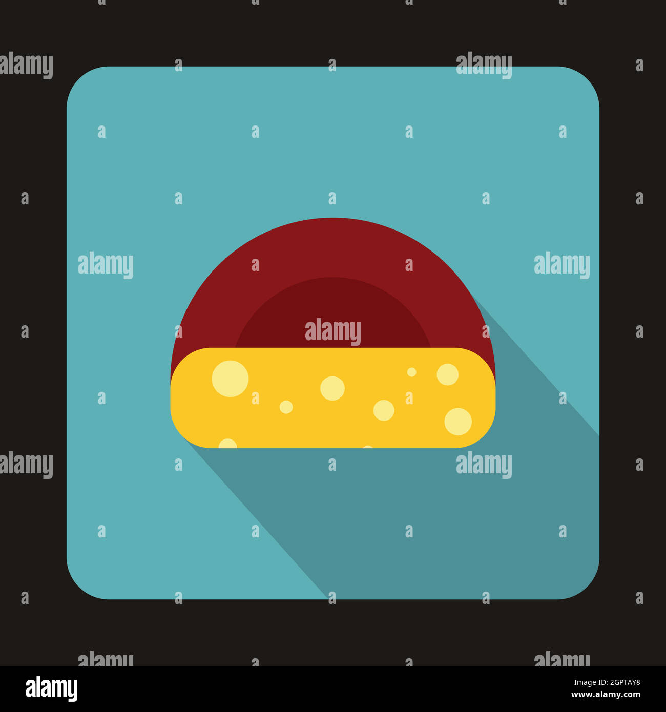 Dutch cheese icon, flat style Stock Vector Image & Art - Alamy