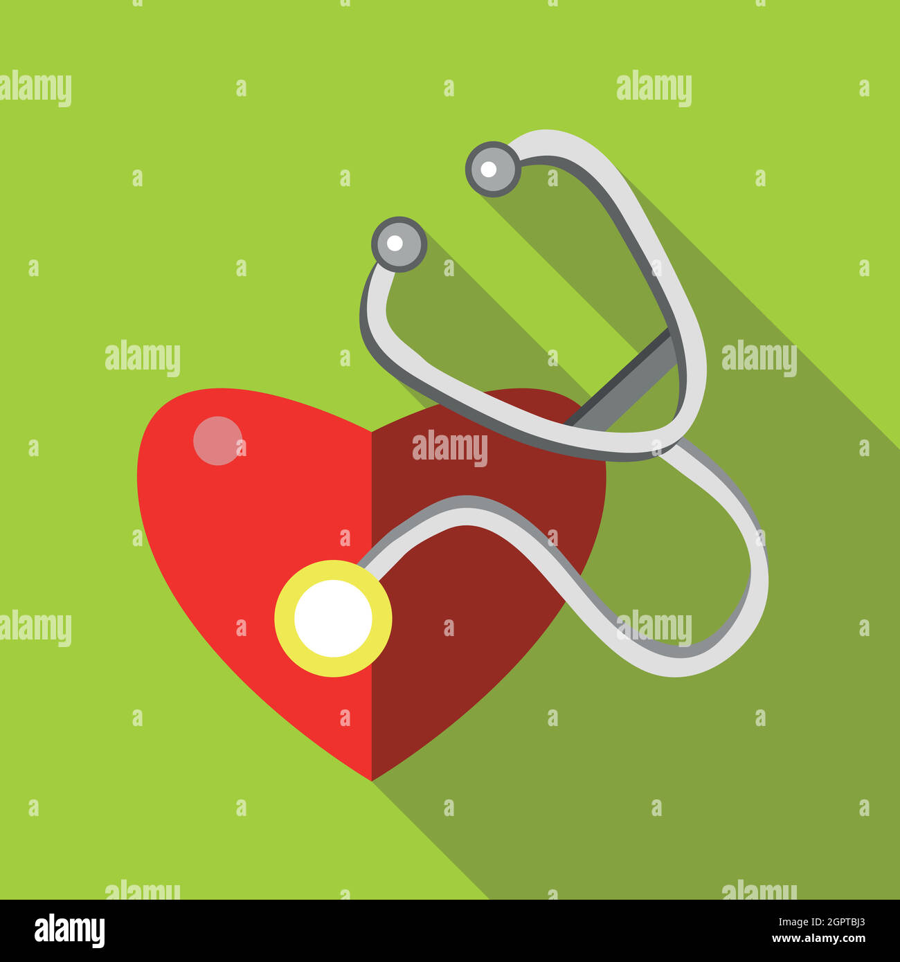 Stethoscope medical device icon Stock Vector Images - Alamy
