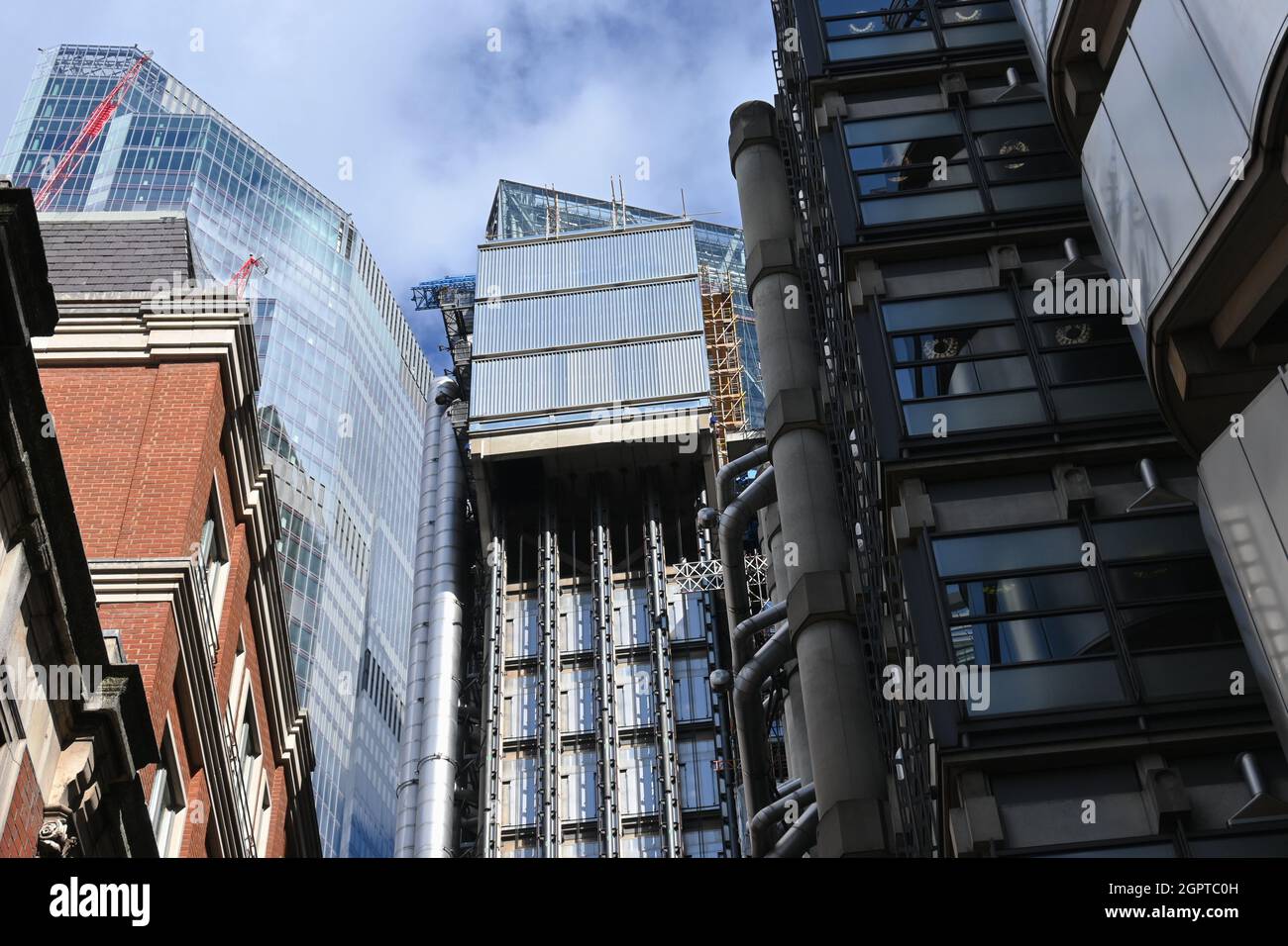 Lloyds Building, futuristic architecture, London UK Stock Photo - Alamy