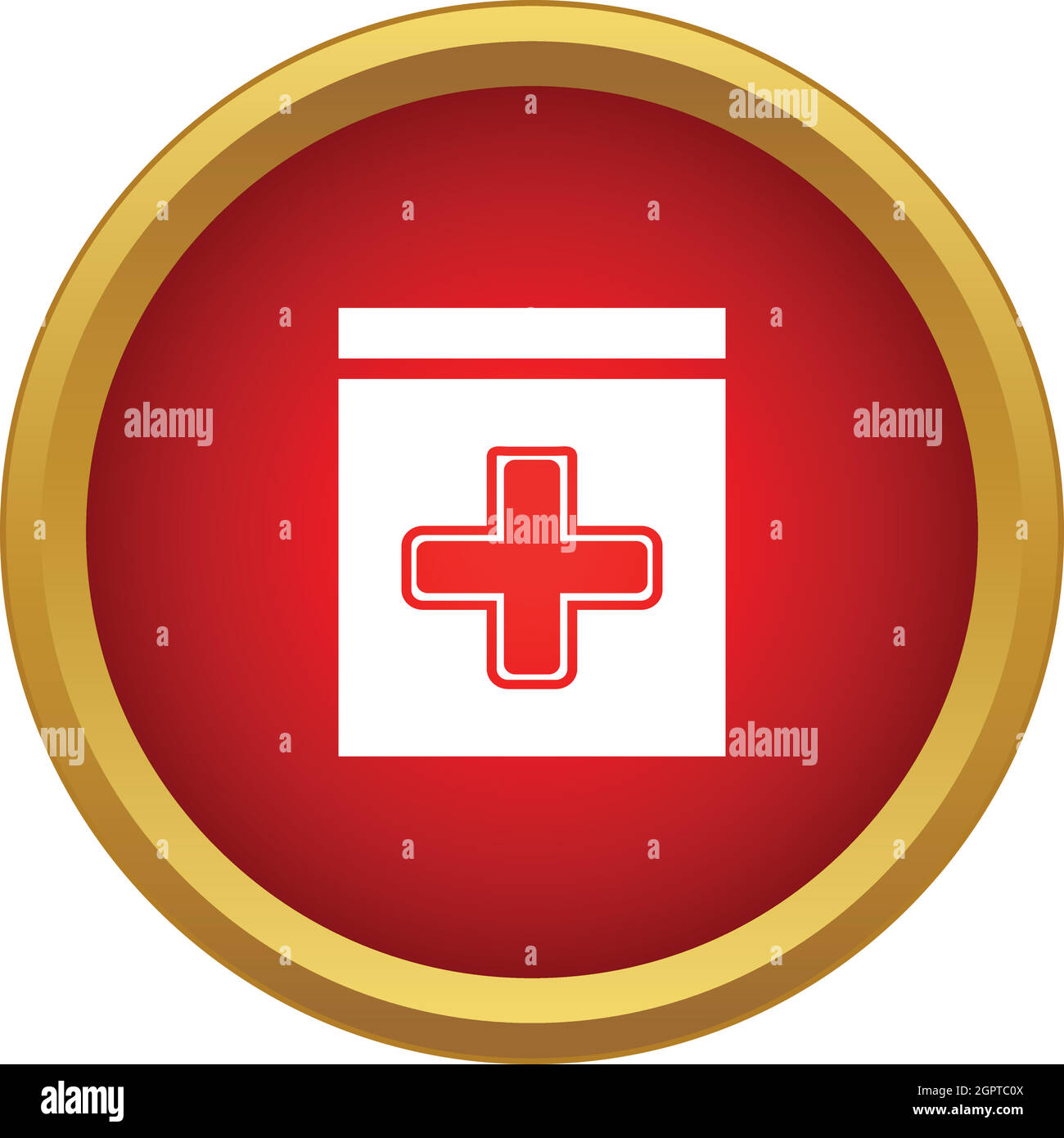 Simple line icon medical Stock Vector Images - Alamy