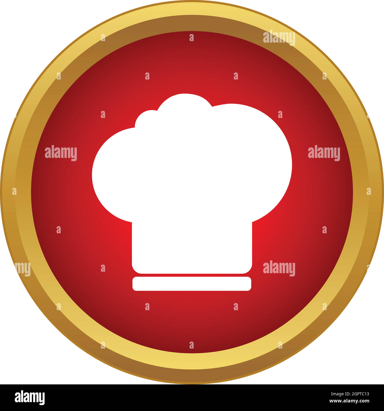 Chef hat symbol in Stock Vector Images - Alamy