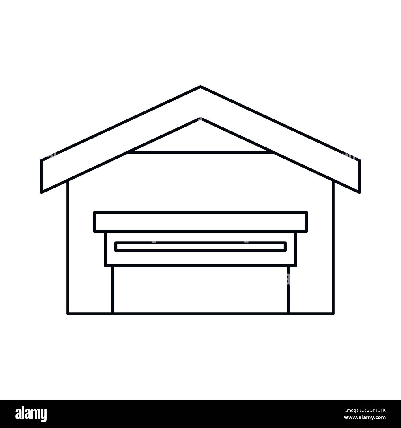 Roof outline hi-res stock photography and images - Alamy