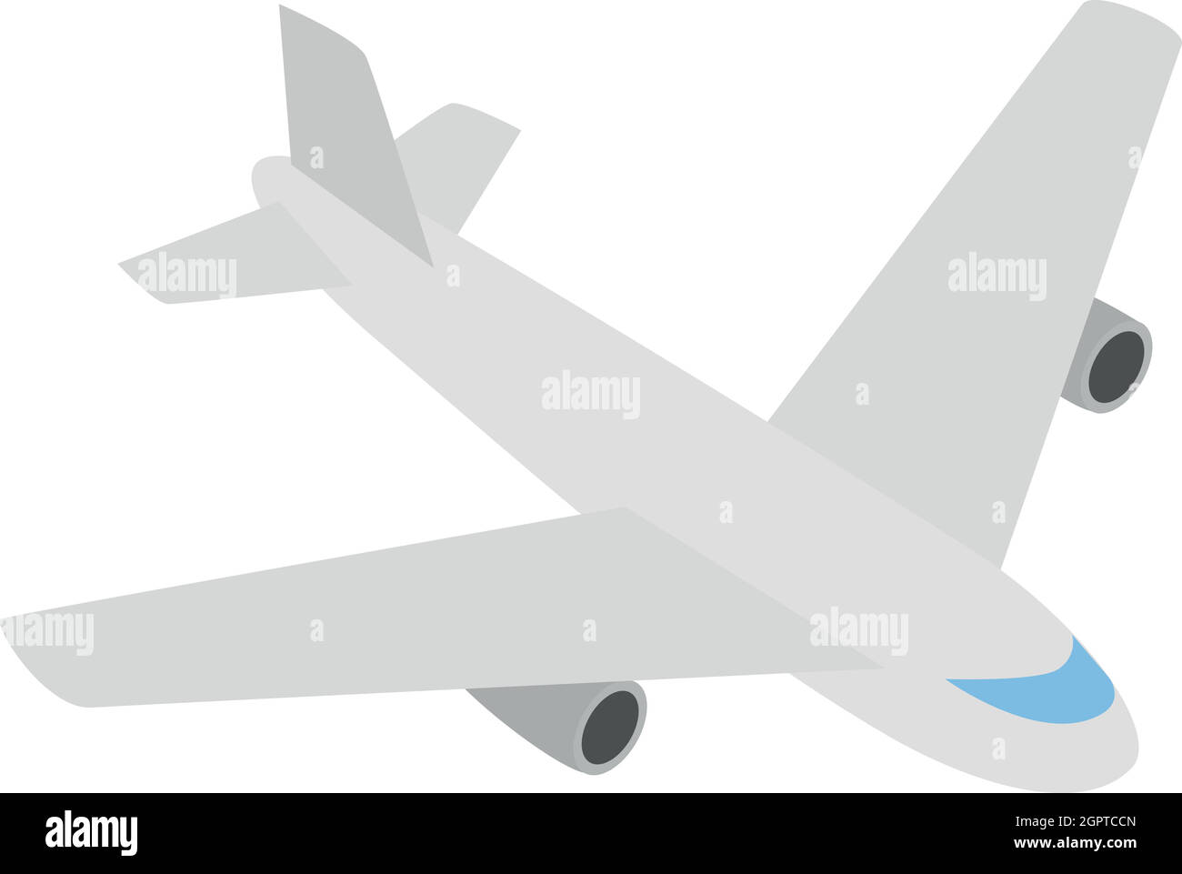 Plane icon, isometric 3d style Stock Vector Image & Art - Alamy