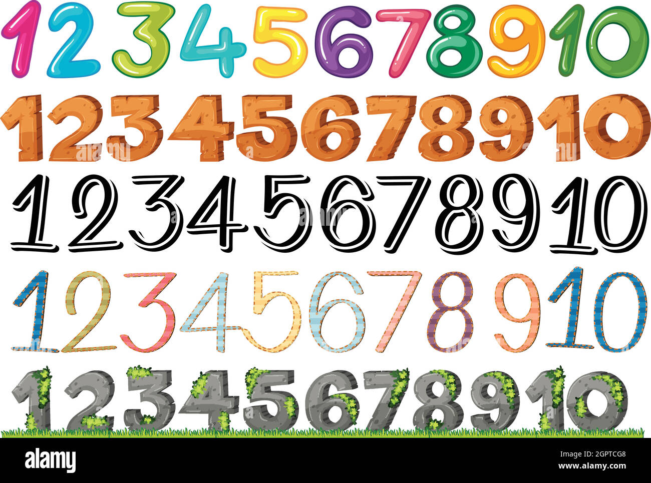Fonts Stock Vector Images - Alamy