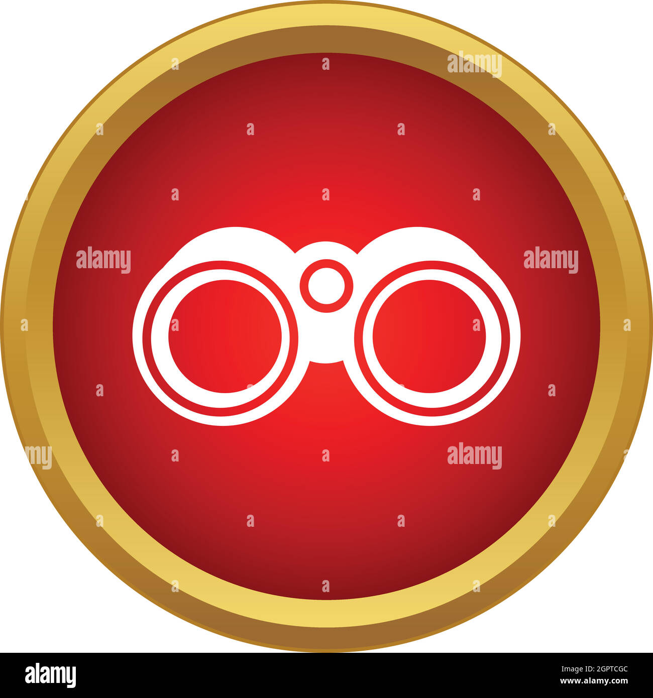 Binoculars icon, simple style Stock Vector Image & Art - Alamy