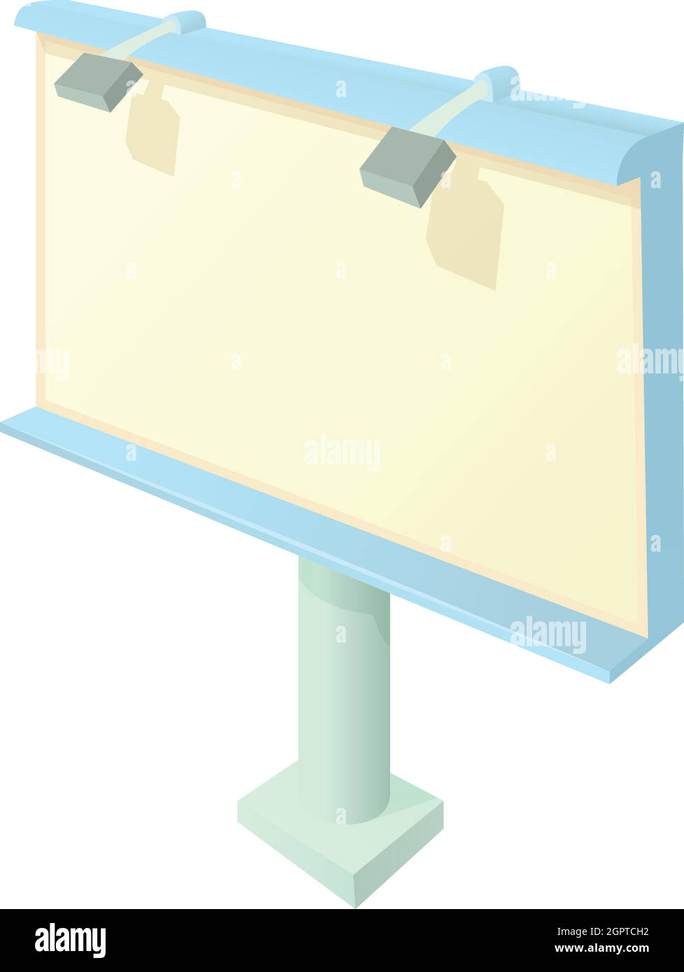 Billboard icon in cartoon style Stock Vector Image & Art - Alamy