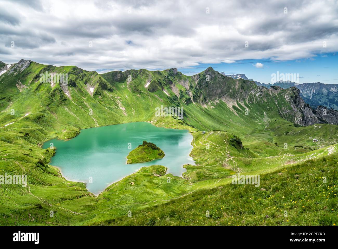 Germany bavaria schrecksee lake alps hi-res stock photography and ...