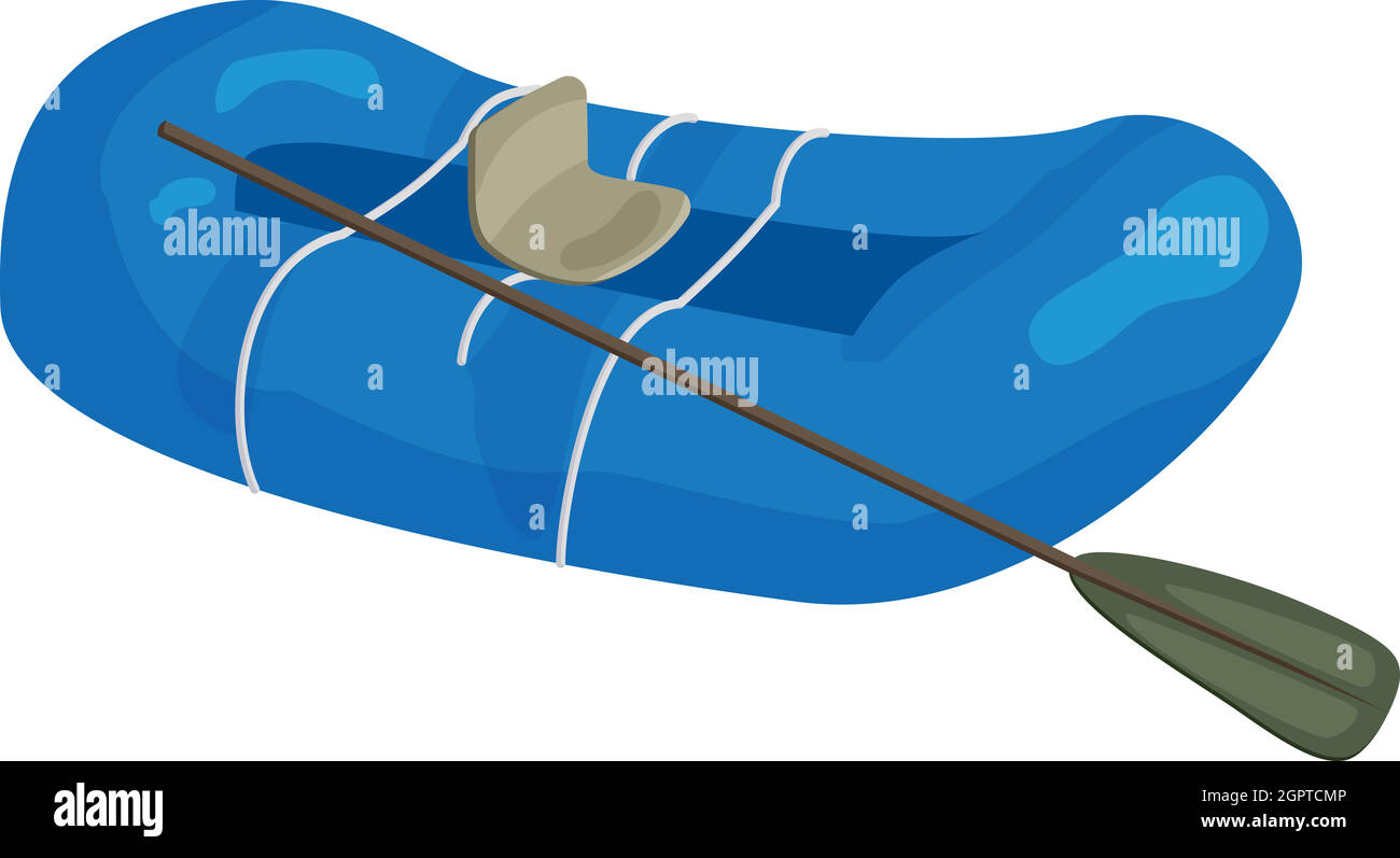 Rubber boat icon, cartoon style Stock Vector Image & Art - Alamy