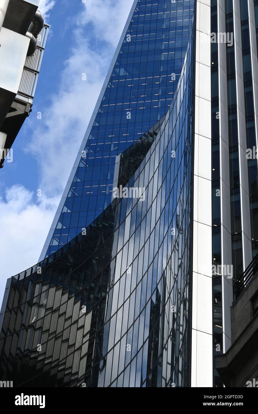 Modern glass architecture in london 2021 Stock Photo - Alamy