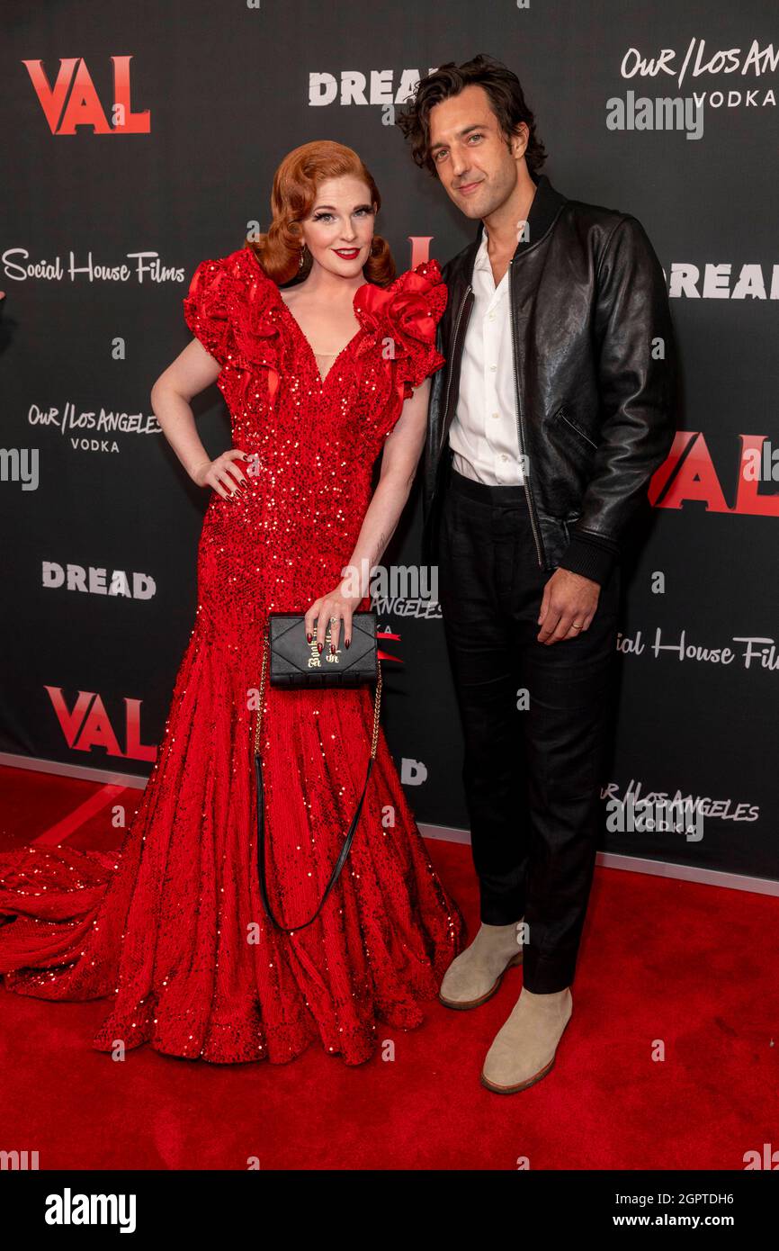 Westwood, USA. 29th Sep, 2021. Misha Reeves, Zachary Mooren attend ...