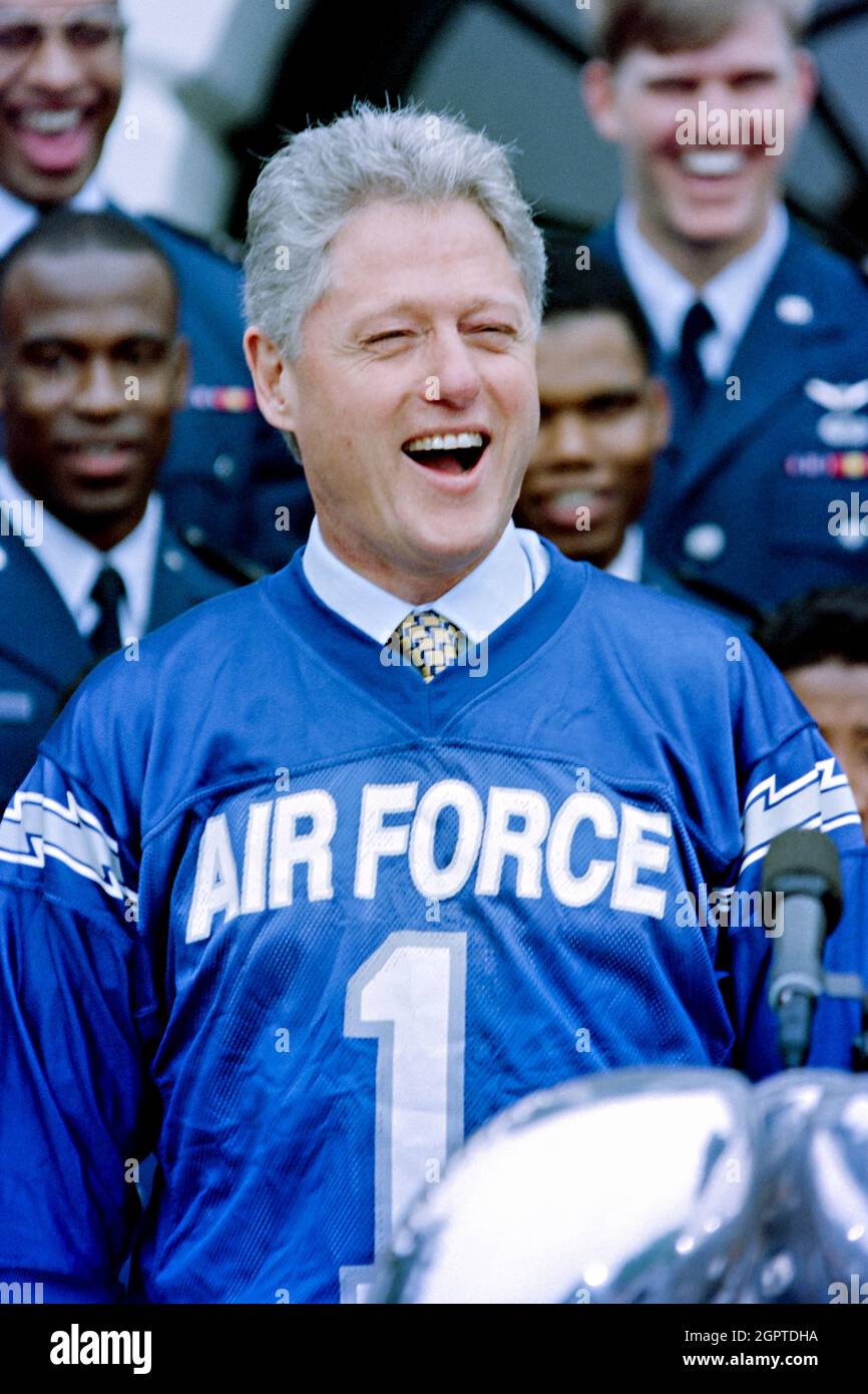 Bill clinton laughing hi-res stock photography and images - Alamy