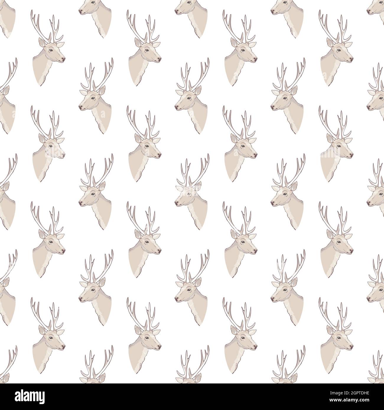 Deer Pattern Wallpaper