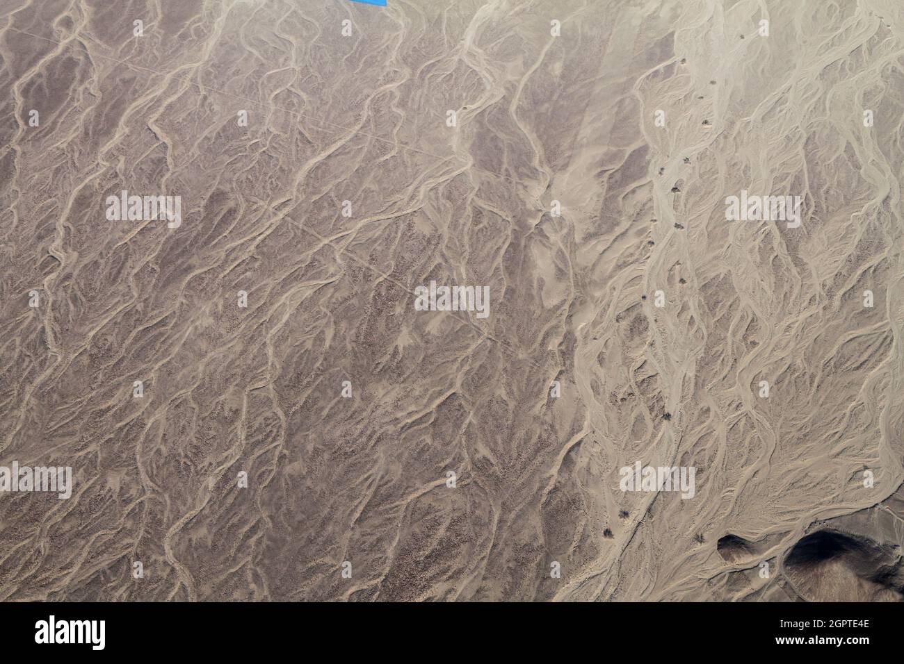 Aerial view of a desert near Nazca, Peru Stock Photo - Alamy