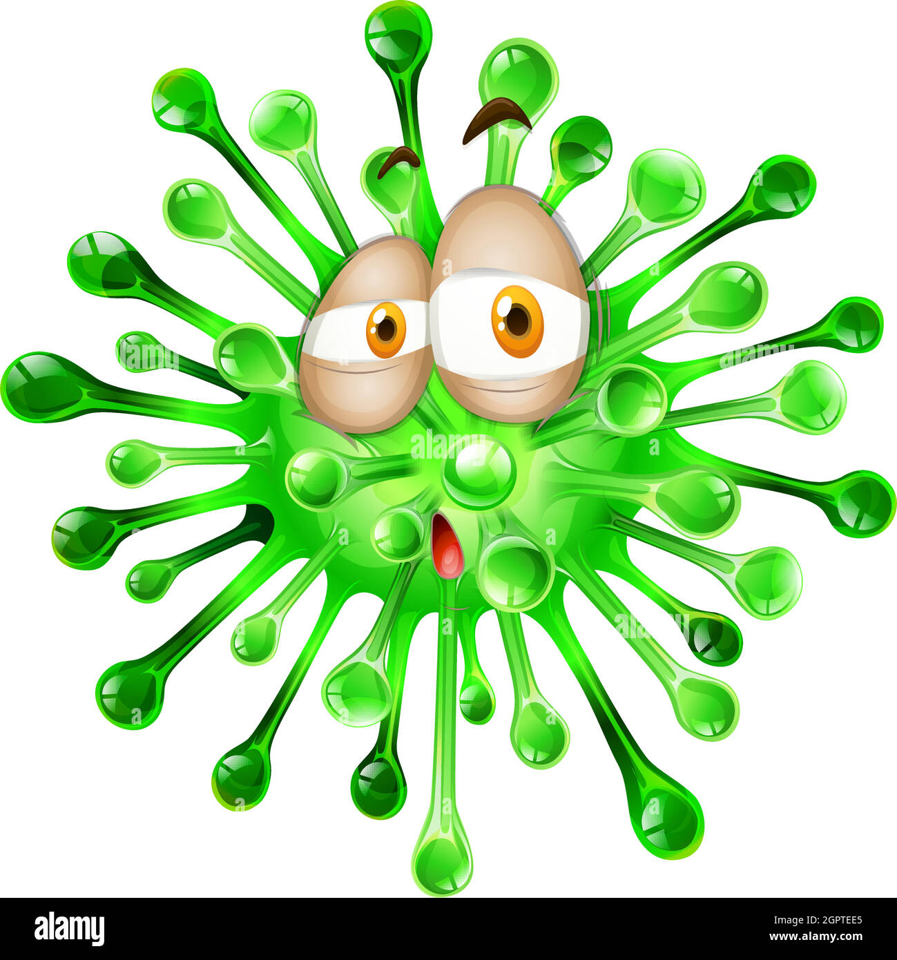 Green sad form on white Stock Vector Image & Art - Alamy