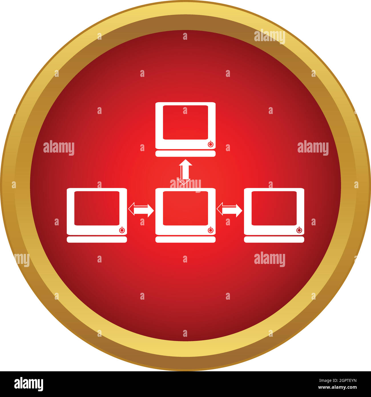 Exchange of data between computers icon Stock Vector Image & Art - Alamy