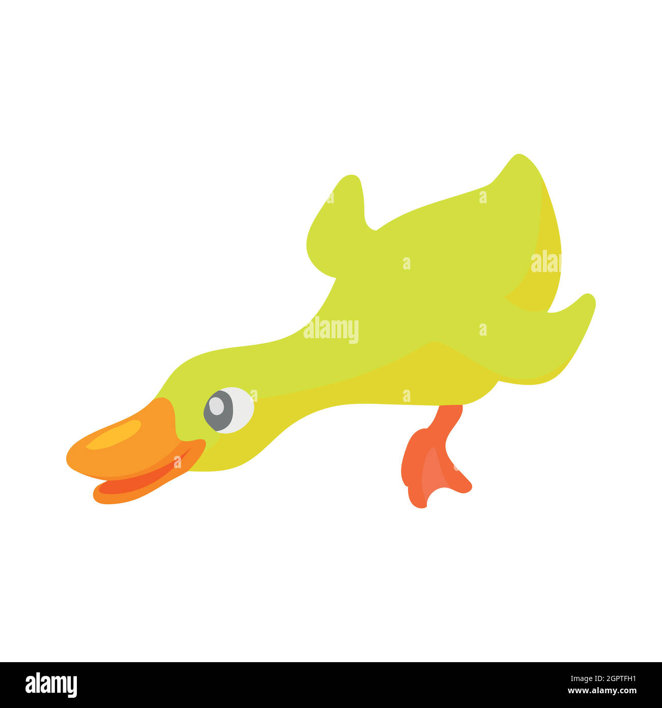 Yellow Duck Cartoon