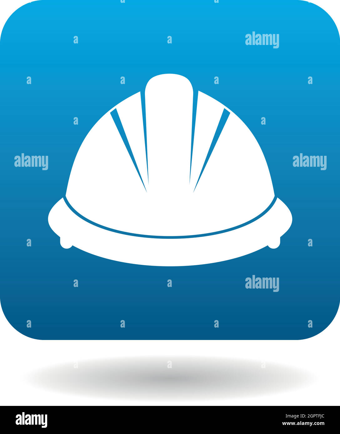 Construction helmet icon in simple style Stock Vector Image & Art - Alamy