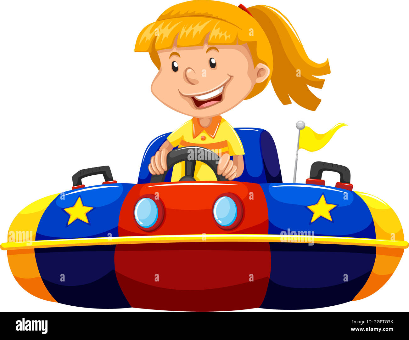 Driving A Car Clipart