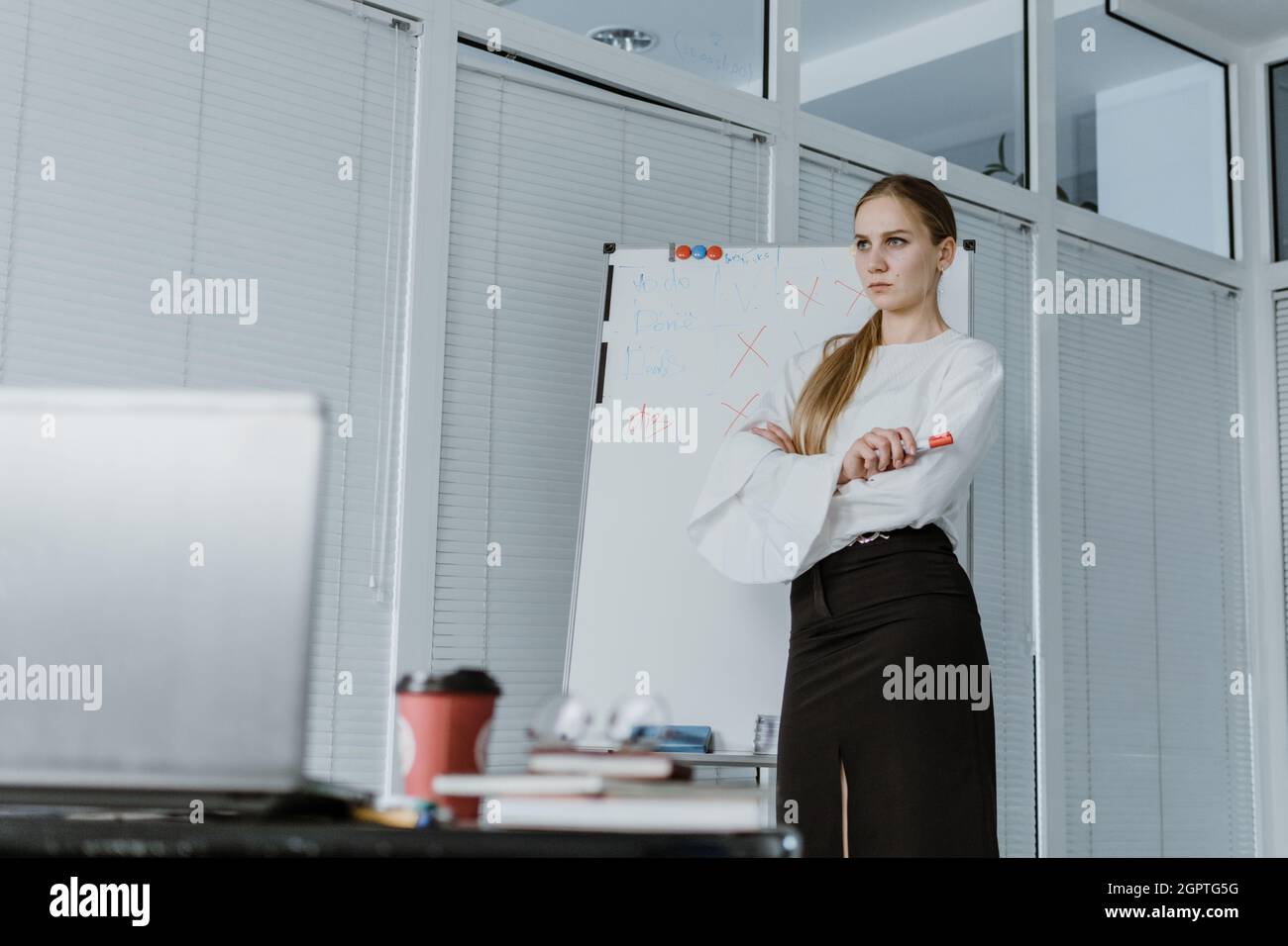 Young professionals, Starting New Job, Beginning Career. Portrait of ...