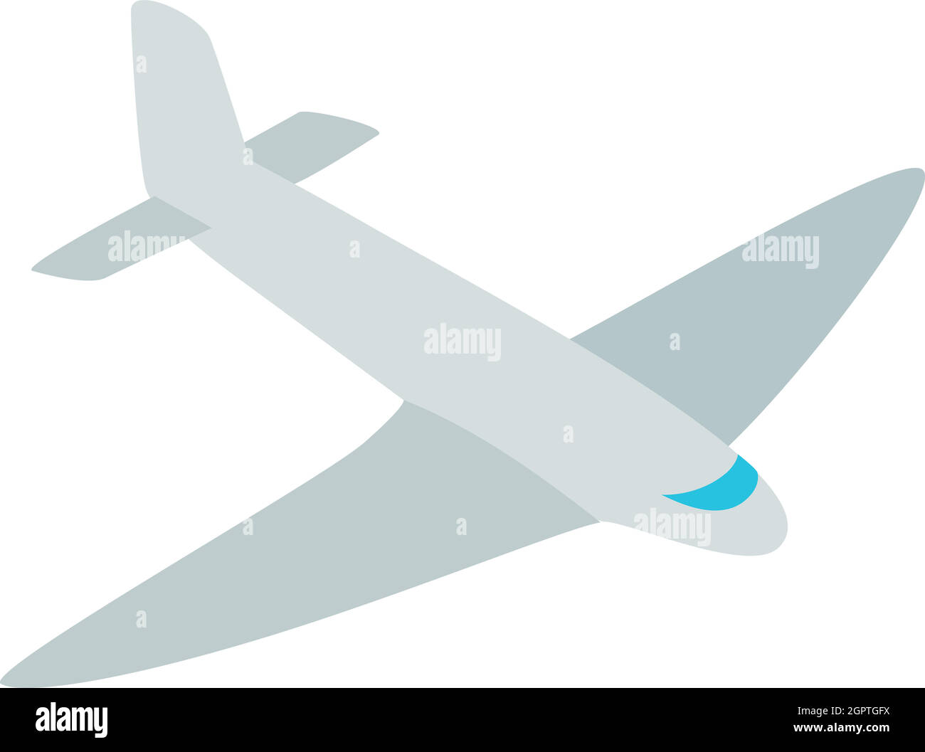 Passenger plane icon, isometric 3d style Stock Vector Image & Art - Alamy