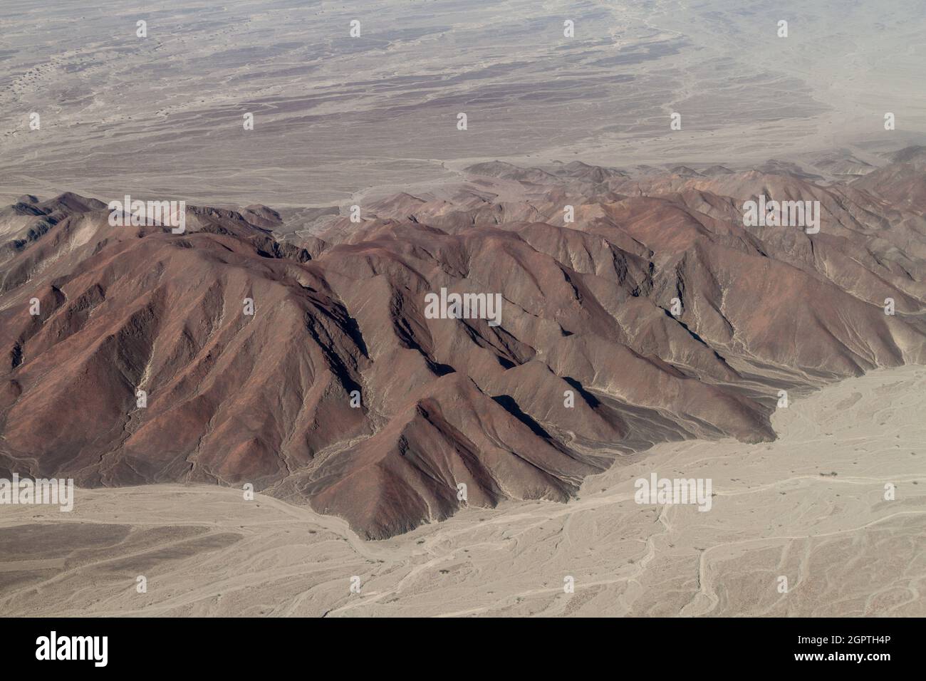Aerial view of a desert near Nazca, Peru Stock Photo - Alamy