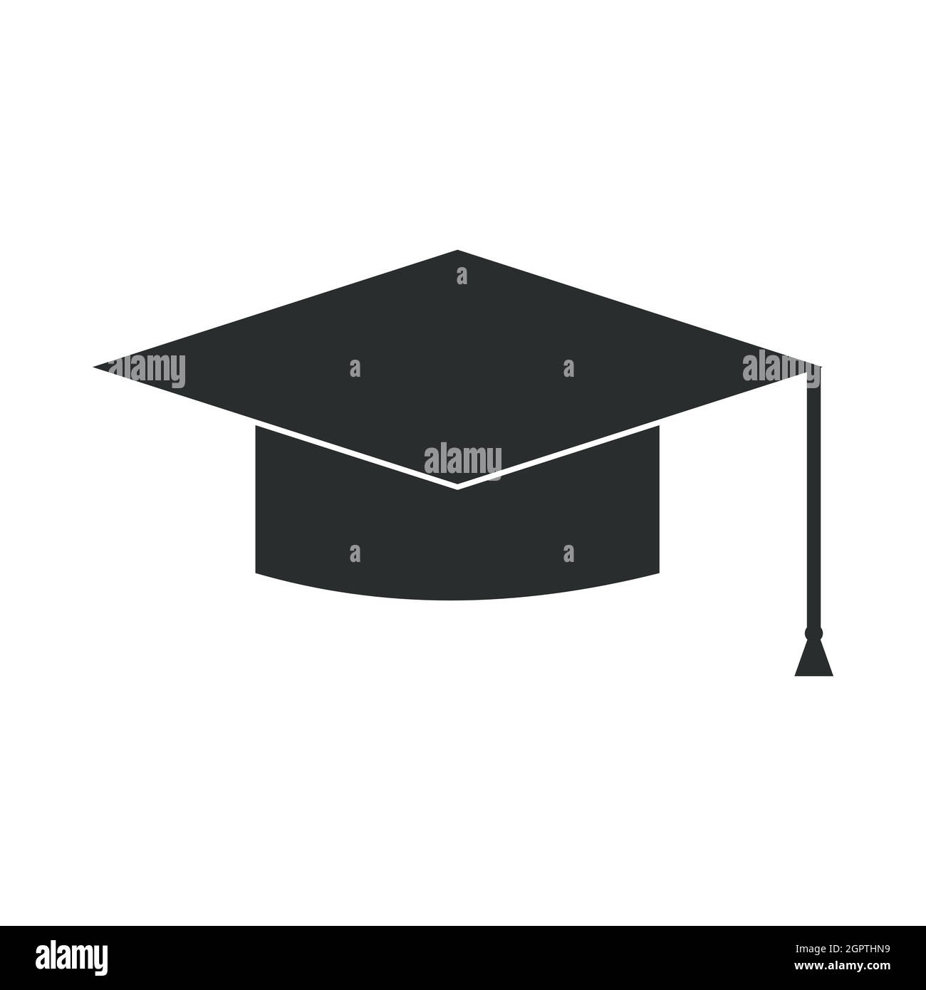 Graduation cap icon, simple style Stock Vector Image & Art - Alamy