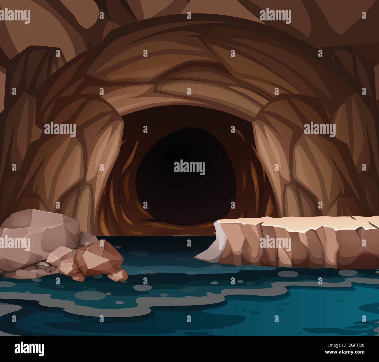 Ledged Underground Caves