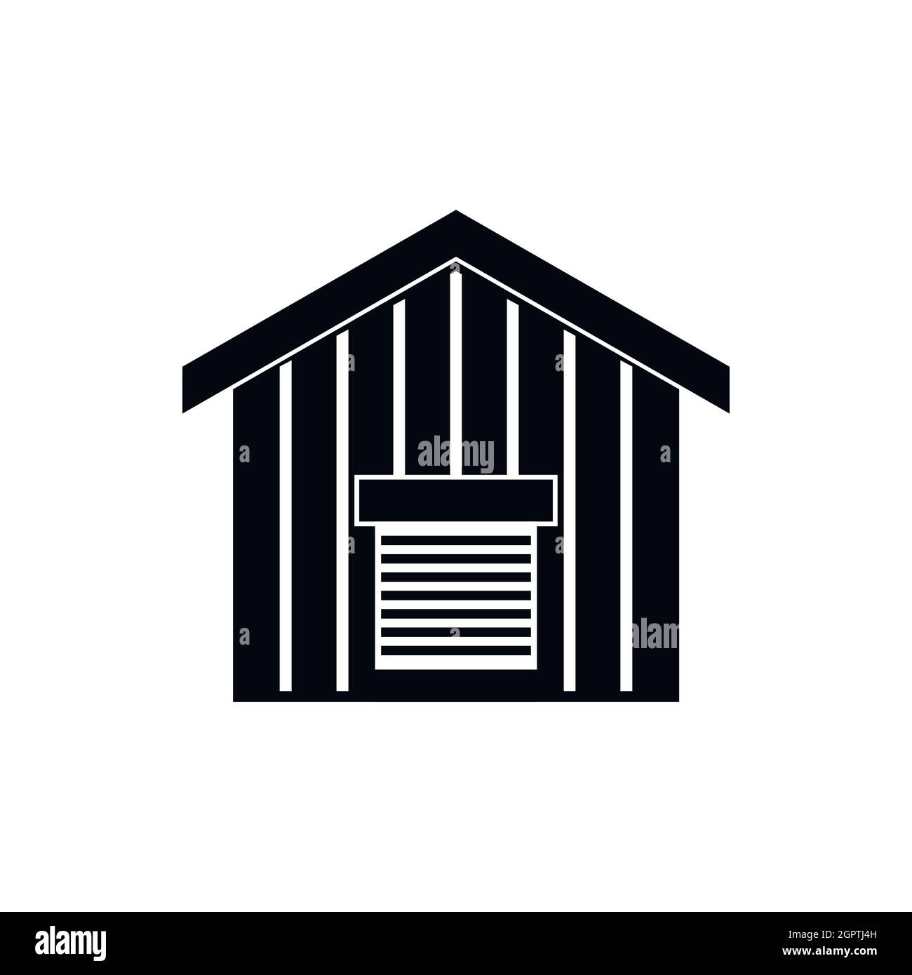 Open barn door Stock Vector Images - Alamy