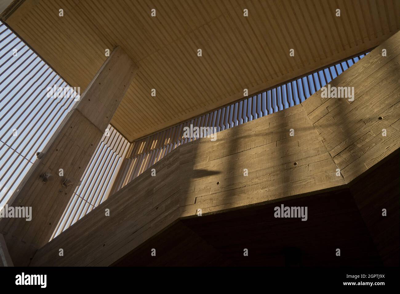 View inside the new Overground train station in Hackney Wick,London ...