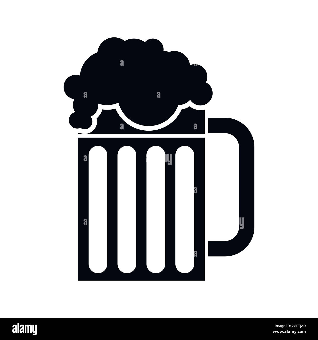 Beer mug icon, simple style Stock Vector Image & Art - Alamy