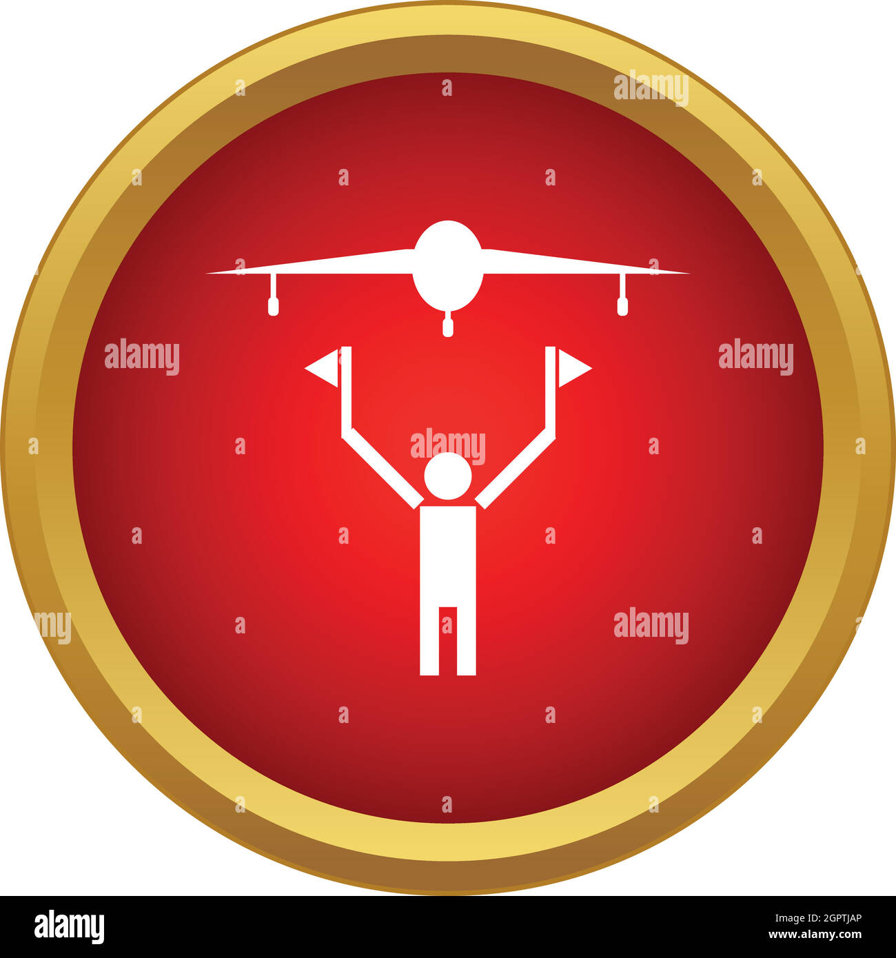 Plane is landing icon, simple style Stock Vector Image & Art - Alamy