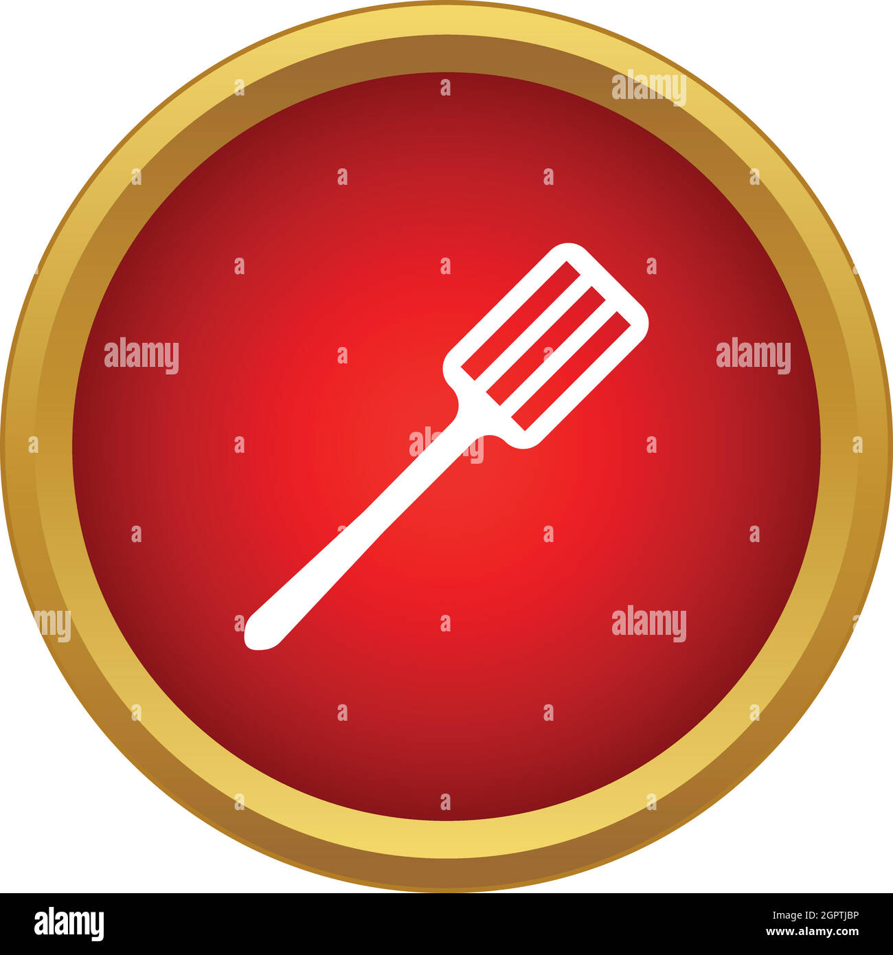 Spatula icon in simple style Stock Vector Image & Art - Alamy