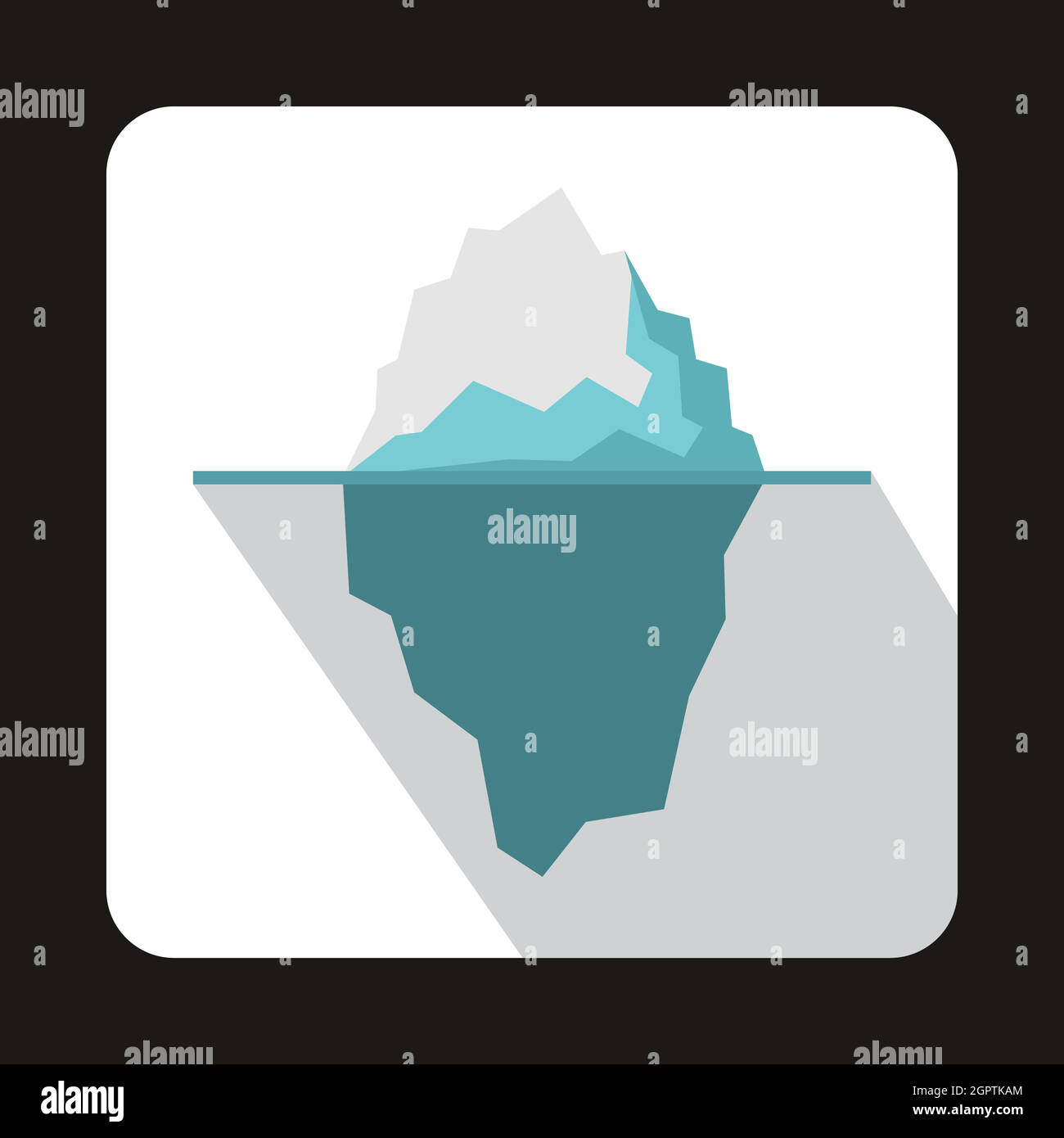 Antarctica blue glacial ice Stock Vector Images - Alamy