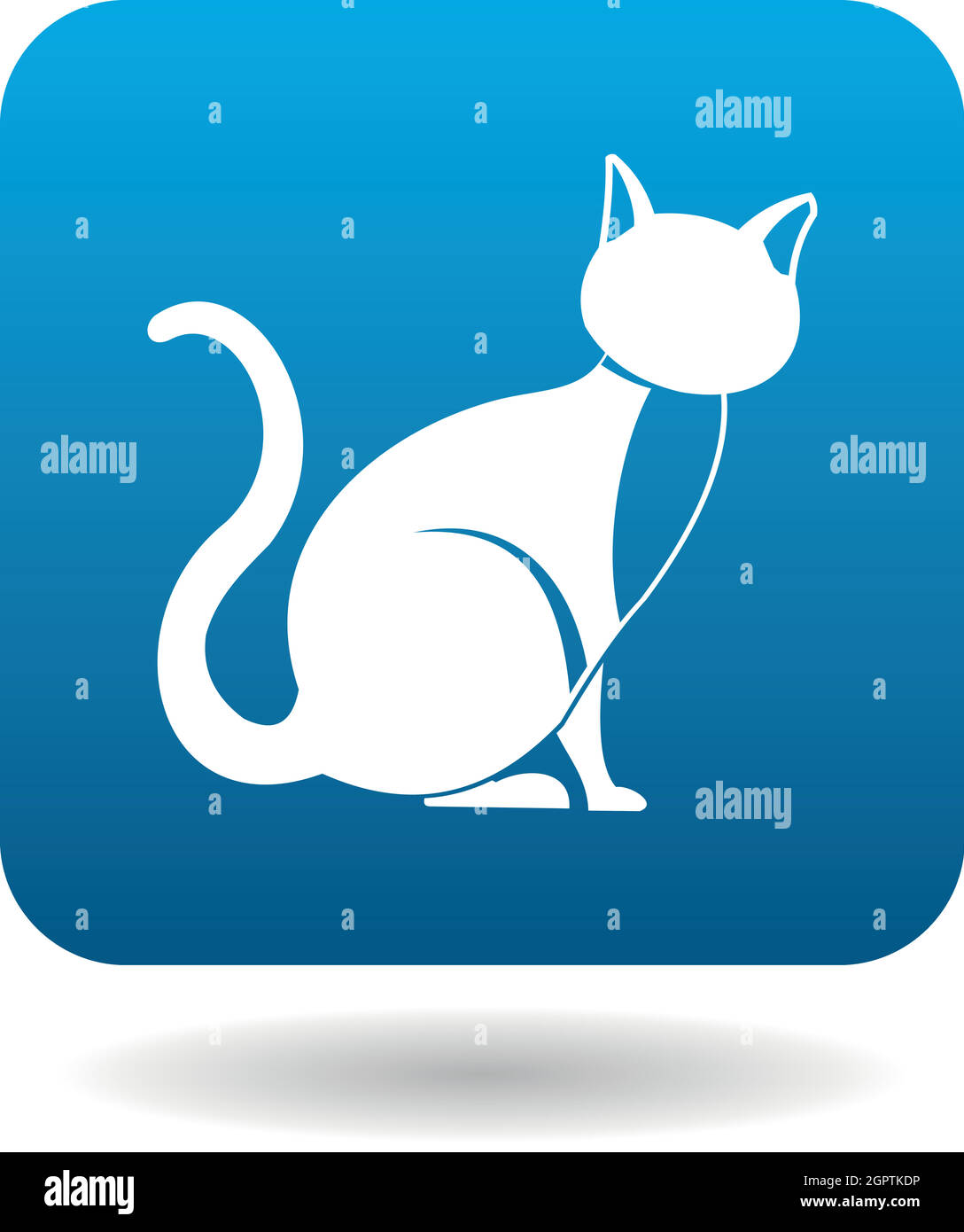 Cat icon, simple style Stock Vector Image & Art - Alamy