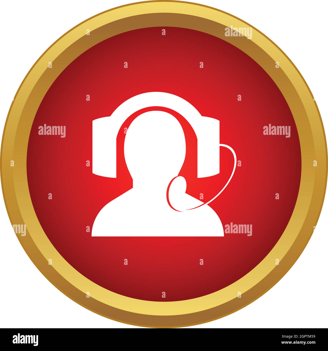 Helpful call center agent Stock Vector Images - Alamy