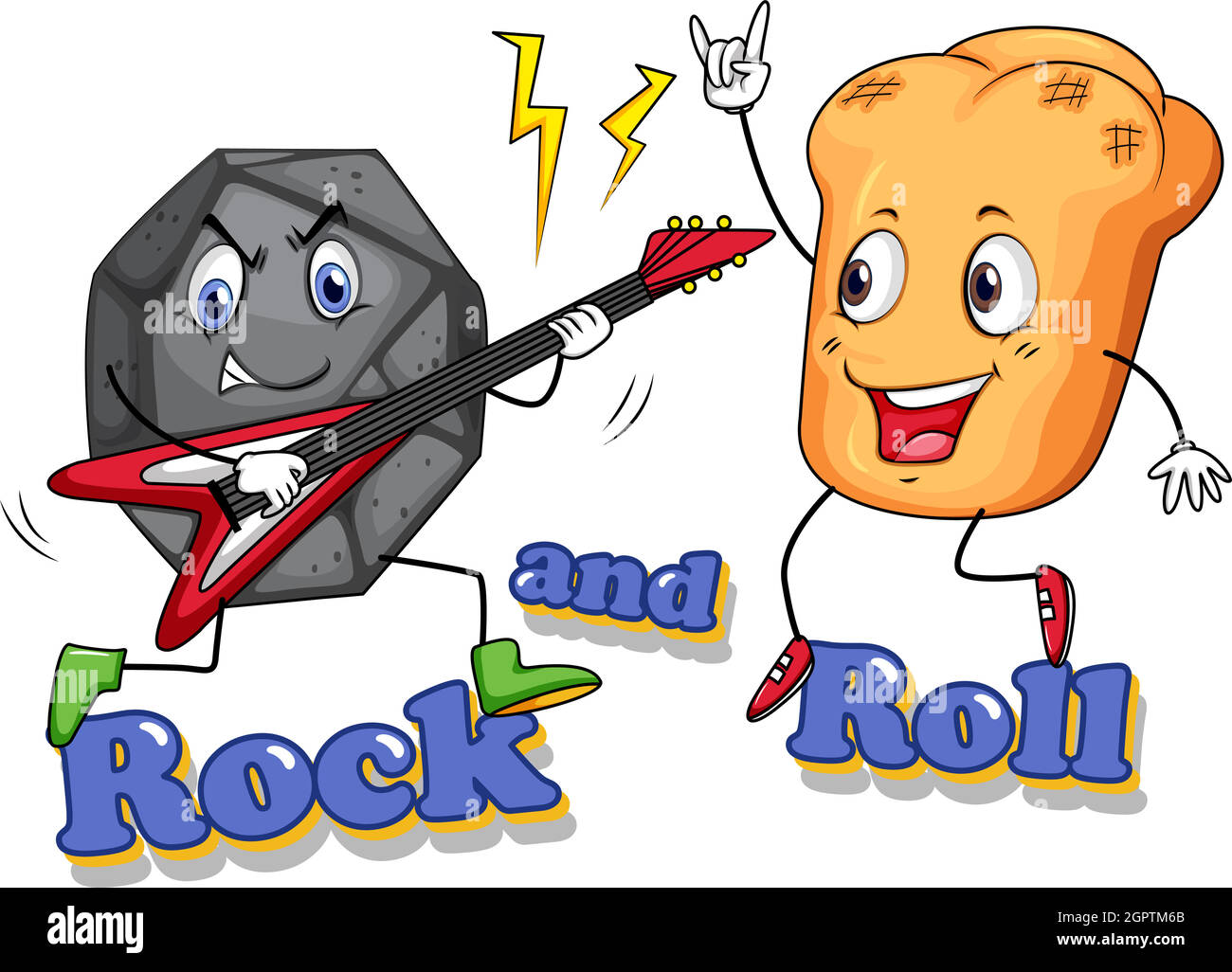 Rock and roll Stock Vector Image & Art - Alamy