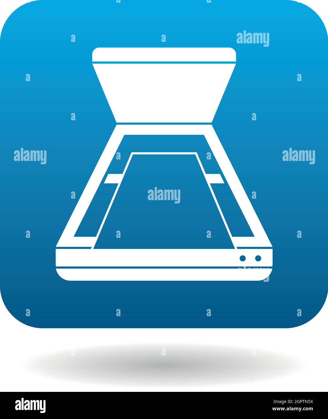 Open scanner icon in simple style Stock Vector Image & Art - Alamy