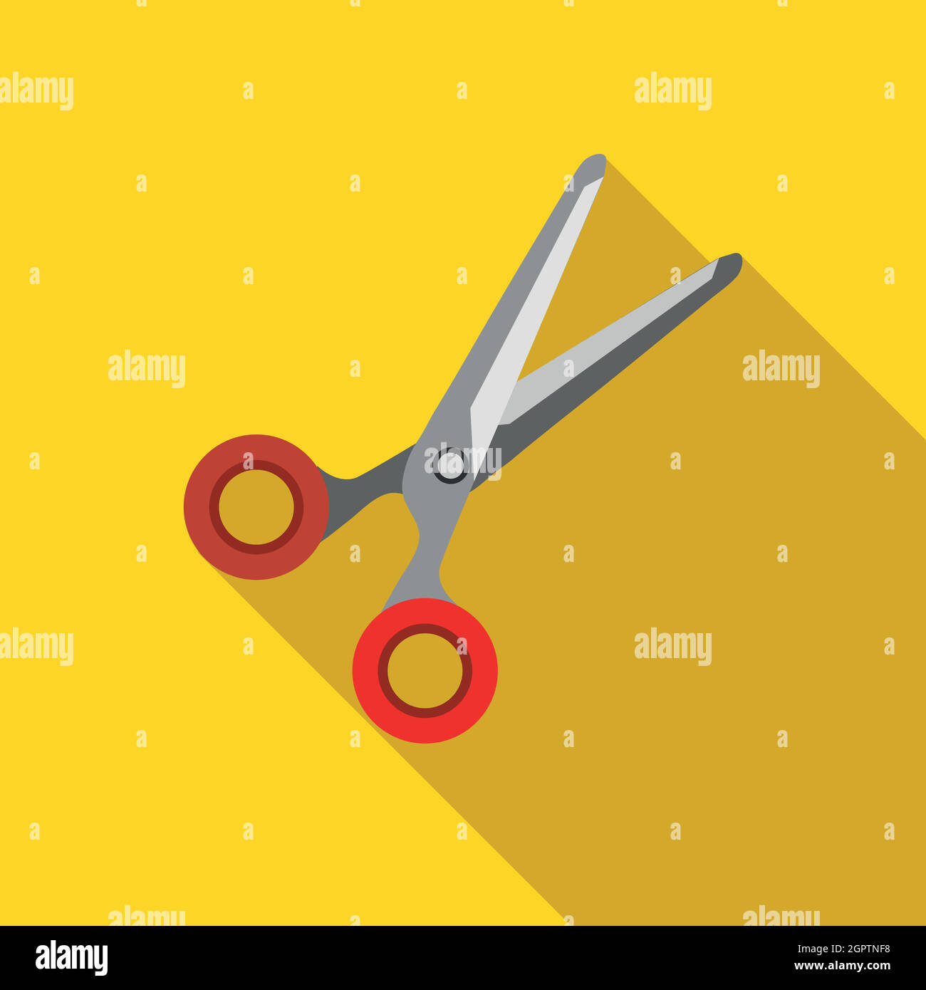 Scissors icon in flat style Stock Vector Image & Art - Alamy