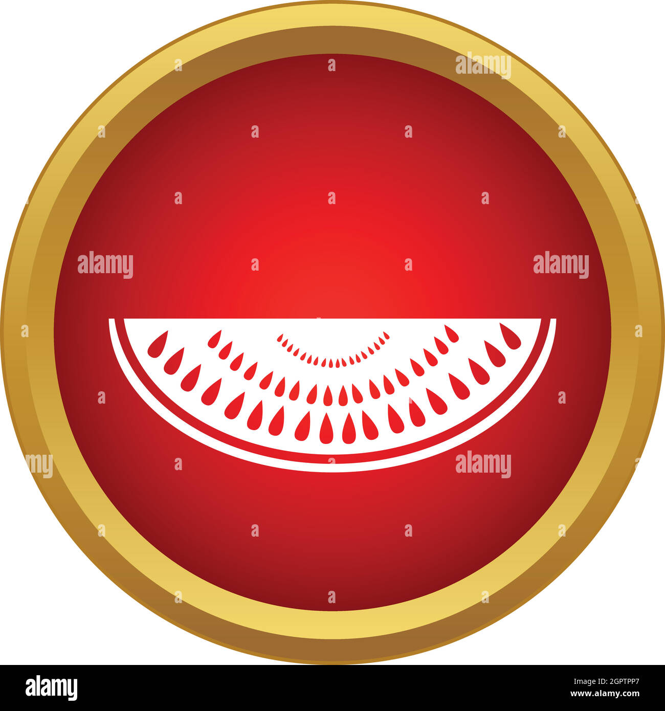 Watermelon icon hi-res stock photography and images - Alamy