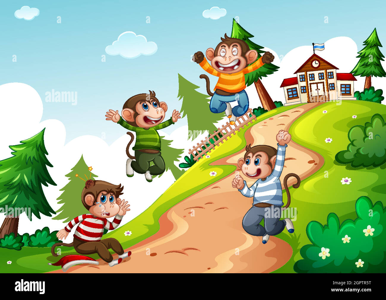 Feeling with nature Stock Vector Images - Alamy