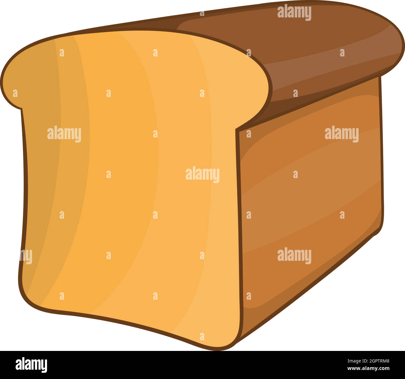 Bread loaf icon in Cut Out Stock Images & Pictures - Alamy